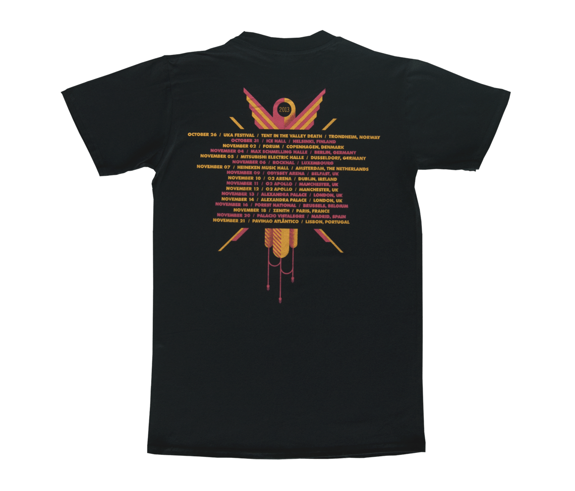 Fall 2013 Euro Tour T Shirt Black Sale The National Online Store fall-2013-euro-tour-t-shirt-black-sale-the-national-online-store